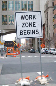 New signs for start, end of road work zones close legal loophole