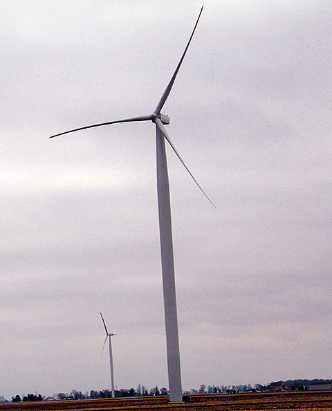 Trades nearly done planting Michigan’s largest wind farm