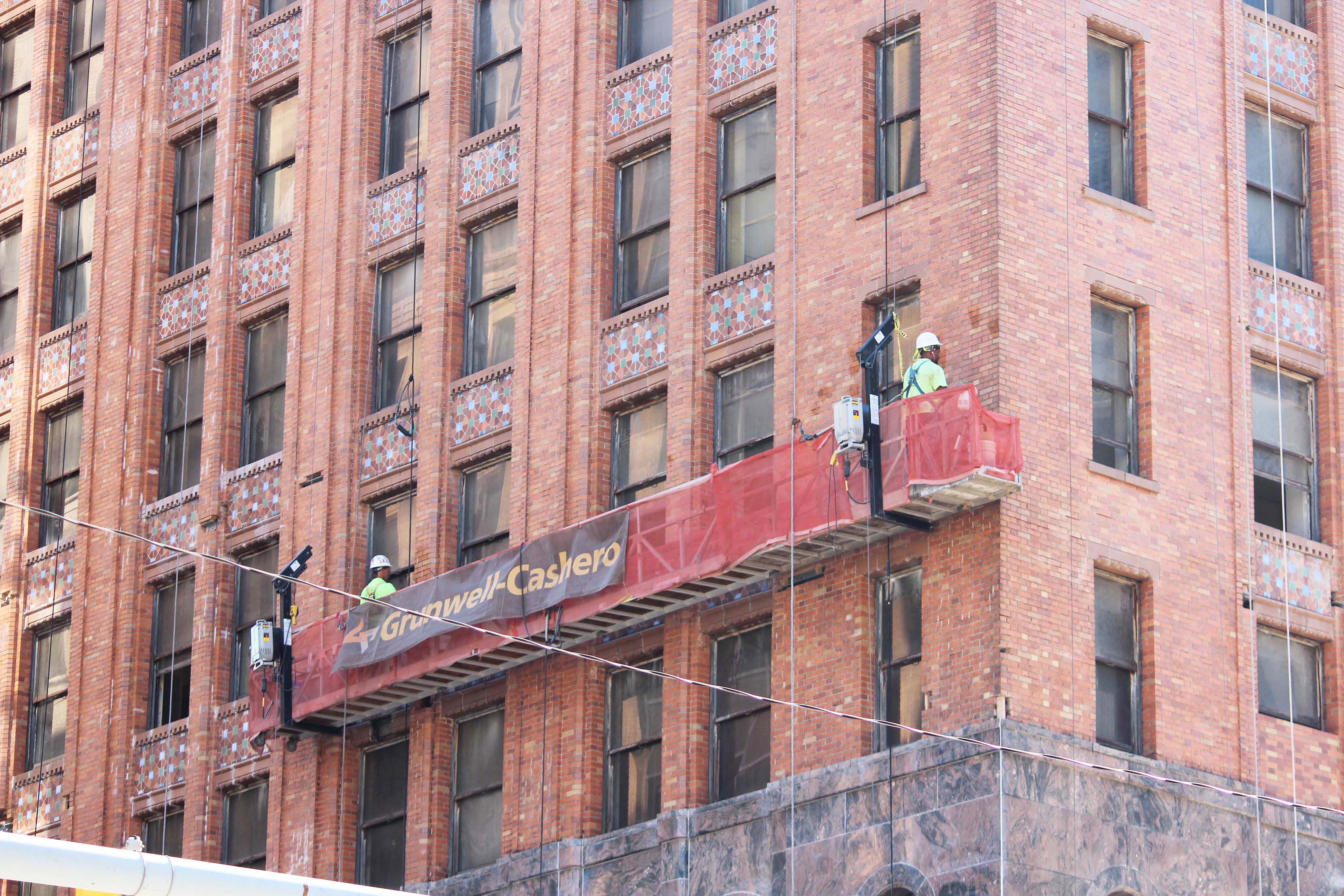'A thing of beauty' Trades renovate elegant old friend, the Stott Tower