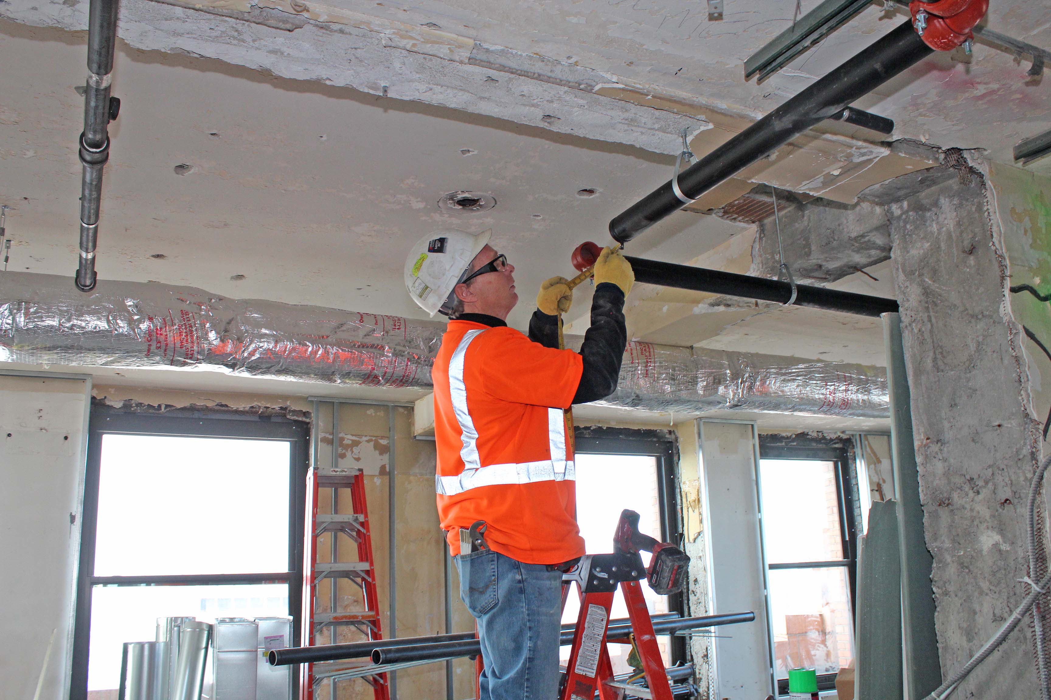 'A thing of beauty' Trades renovate elegant old friend, the Stott Tower