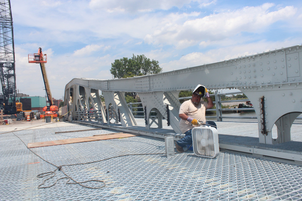 Reconstructed drawbridge set for more ups and downs
