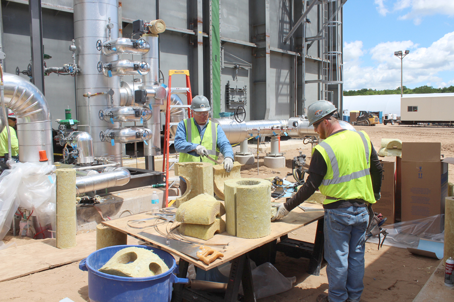 Trades, Boldt fire up new plant for Wolverine Power