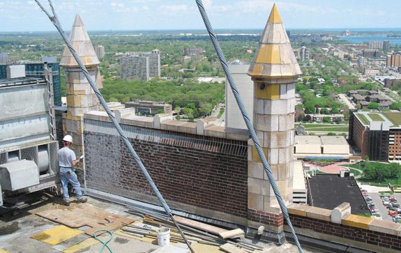 New spikes for Cadillac Tower’s crown